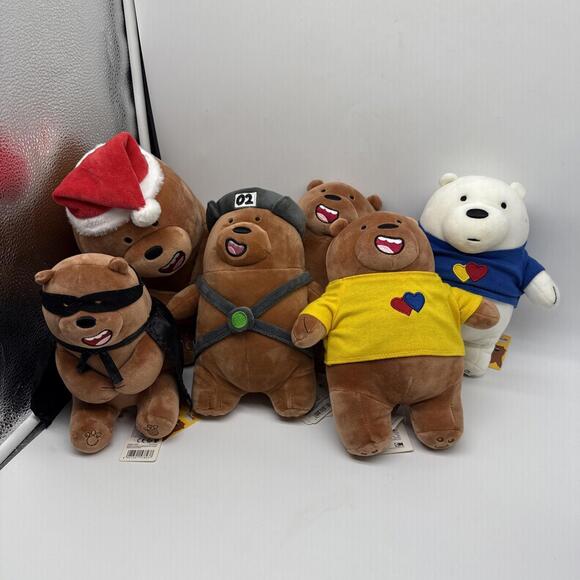 Miniso | Toys | Miniso We Bare Bears Cartoon Network Grizz Ice Bear ...